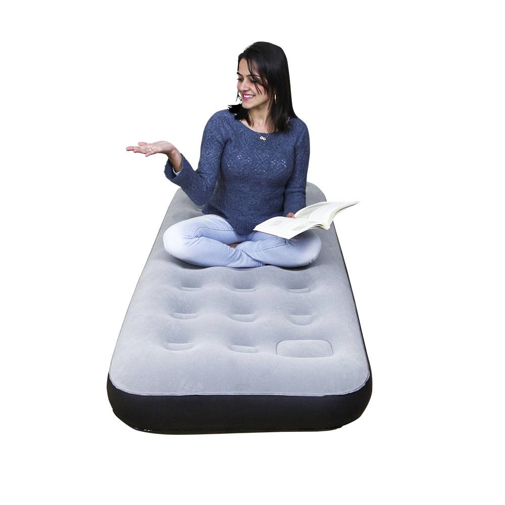 Colchão inflável solteiro com inflador de pé Fit Ecologic – NTK ... Colchão inflável solteiro com inflador de pé Fit Ecologic – NTK ...