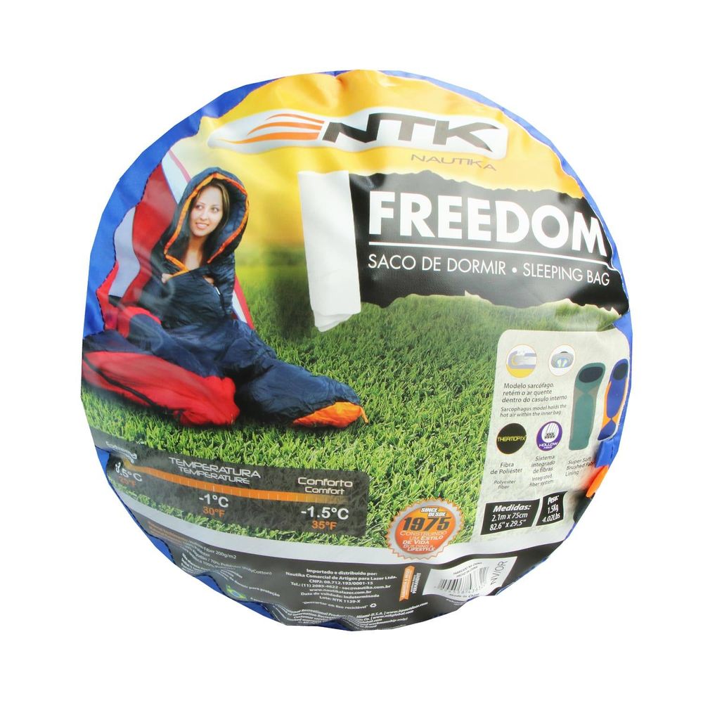 Saco De Dormir NTK Freedom| Nautika - Tudo Para O Seu Camping E ...