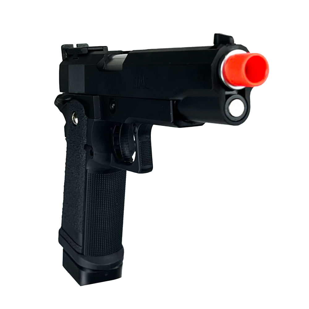 Pistola de Airsoft TAG GBB 1911 Custer com hop up ajustável calibre 6mm ...